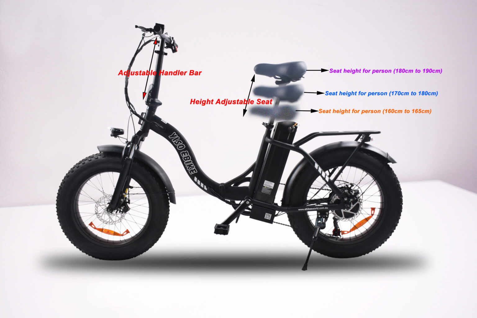 2025 YISO Electric 20 Inch Fat Tyre City Bike 500W 48V15AH (FC100) - E ...